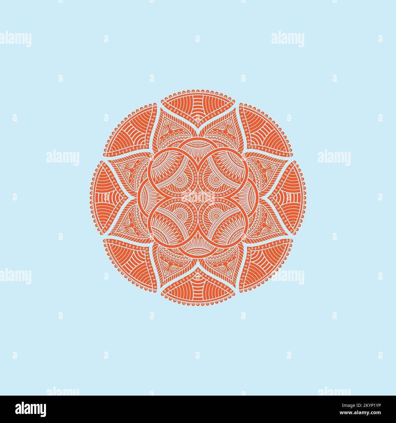 Vector mandala design hi-res stock photography and images - Alamy