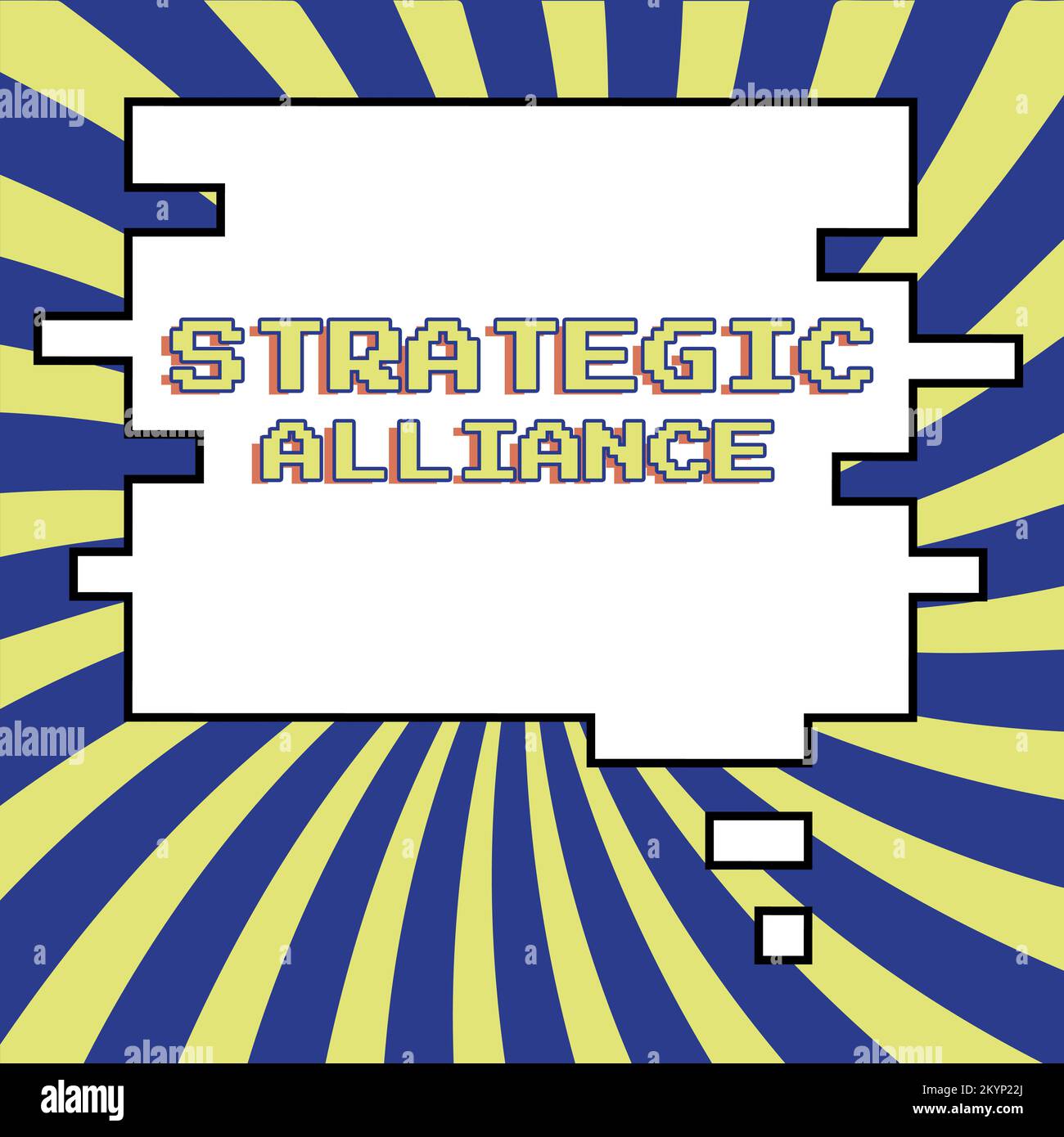 Writing displaying text Strategic Alliance. Word Written on a bond ...