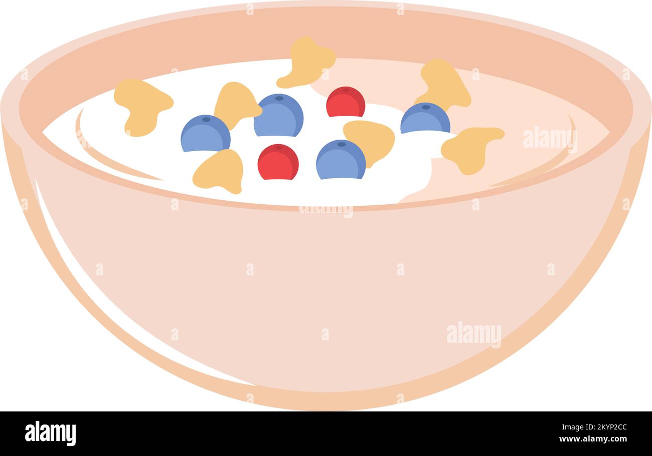 cereal and fruits vegetarian food Stock Vector Image & Art - Alamy