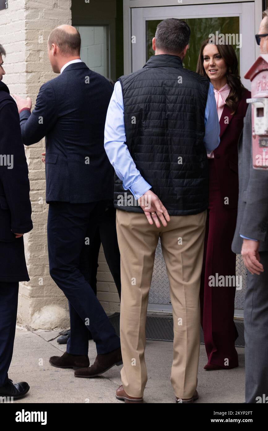 Chelsea, MA, USA. 1st Dec, 2022. Prince William and Princess Kate visit ...