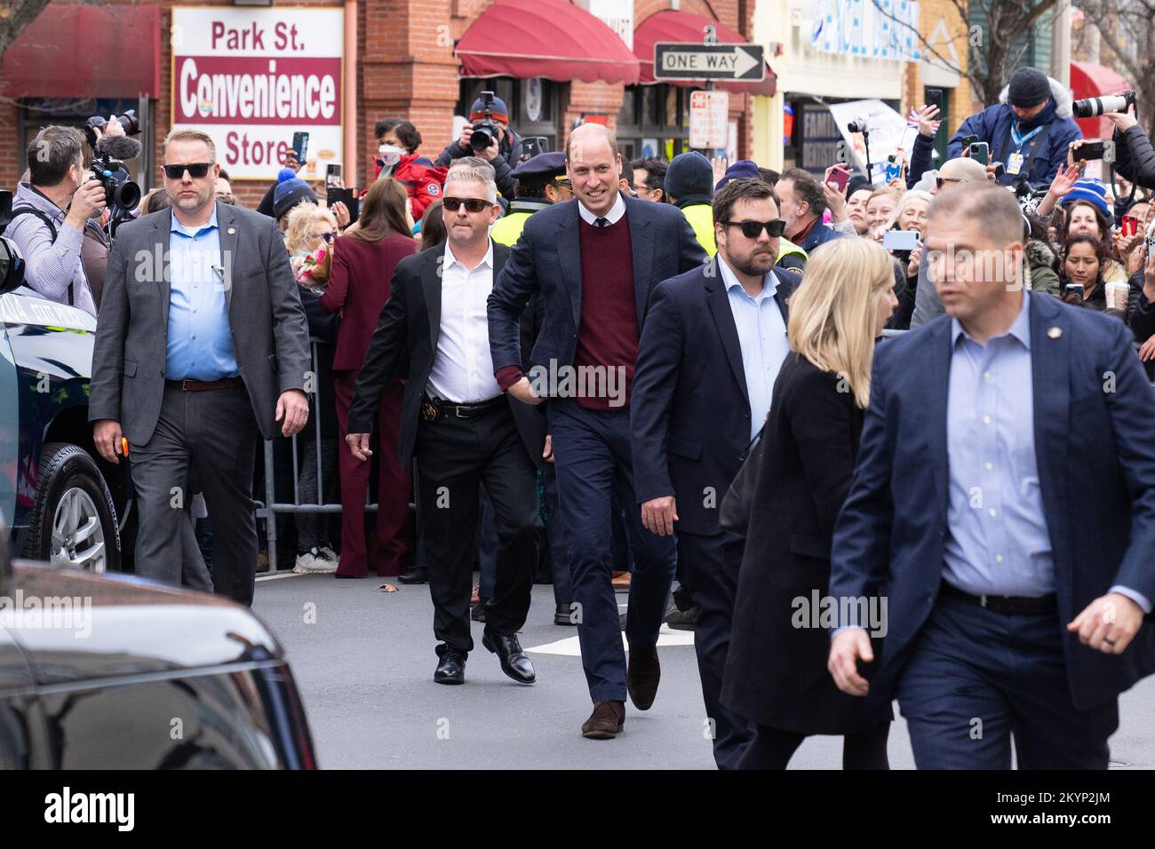 Chelsea, MA, USA. 1st Dec, 2022. Prince William and Princess Kate visit ...