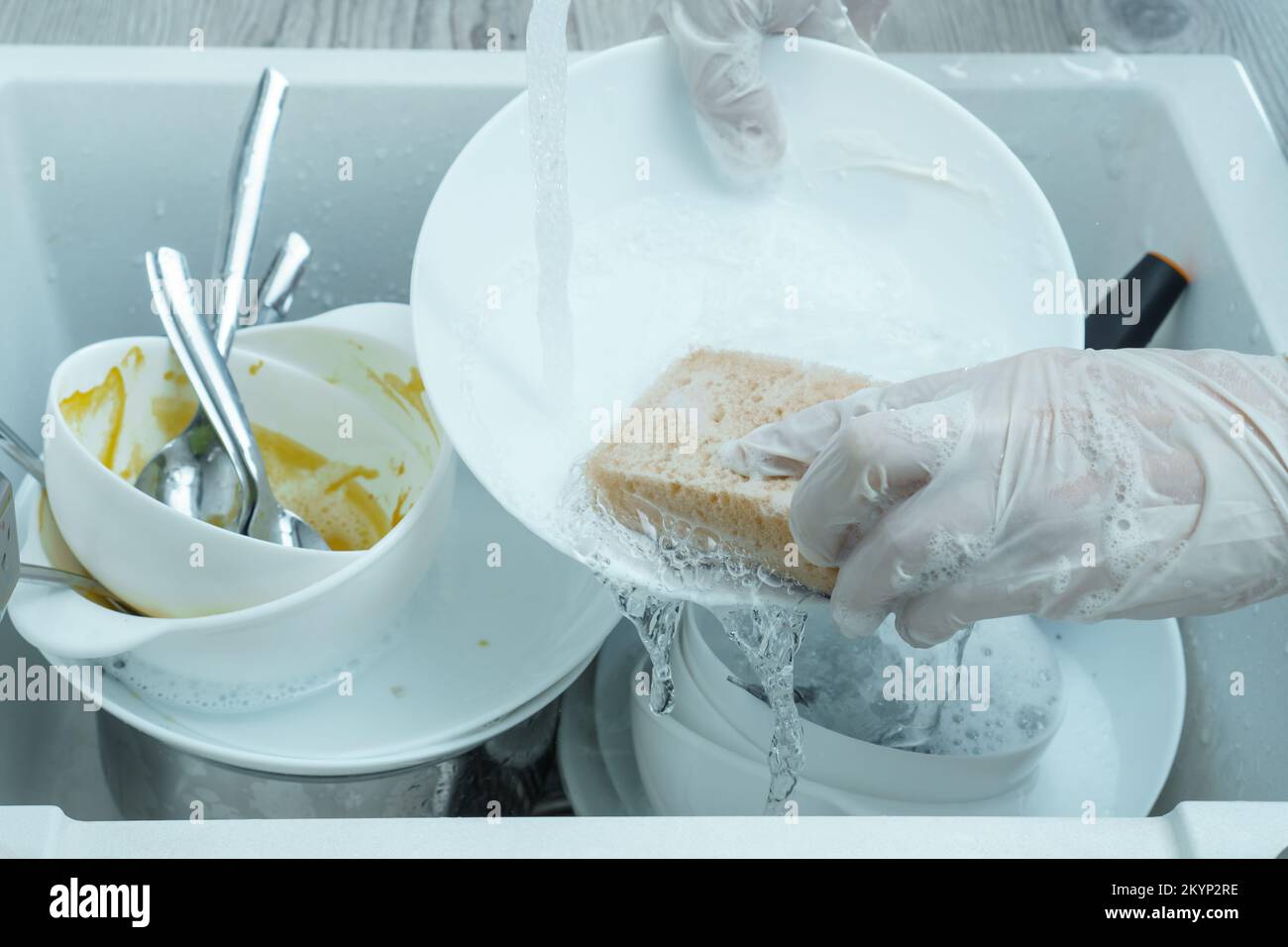 Human hands in protective hi-res stock photography and images - Alamy