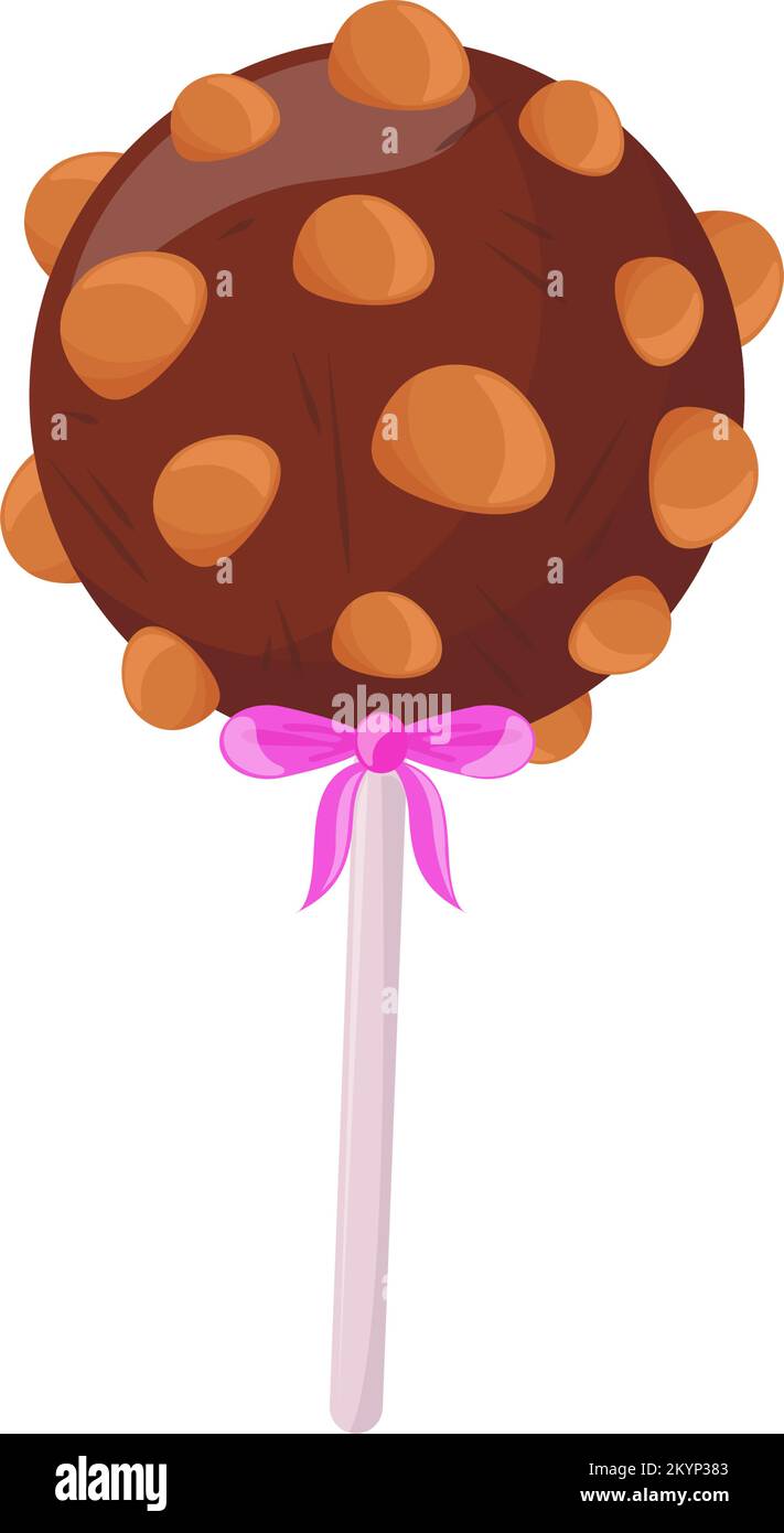 chocolate candy in stick Stock Vector Image & Art - Alamy