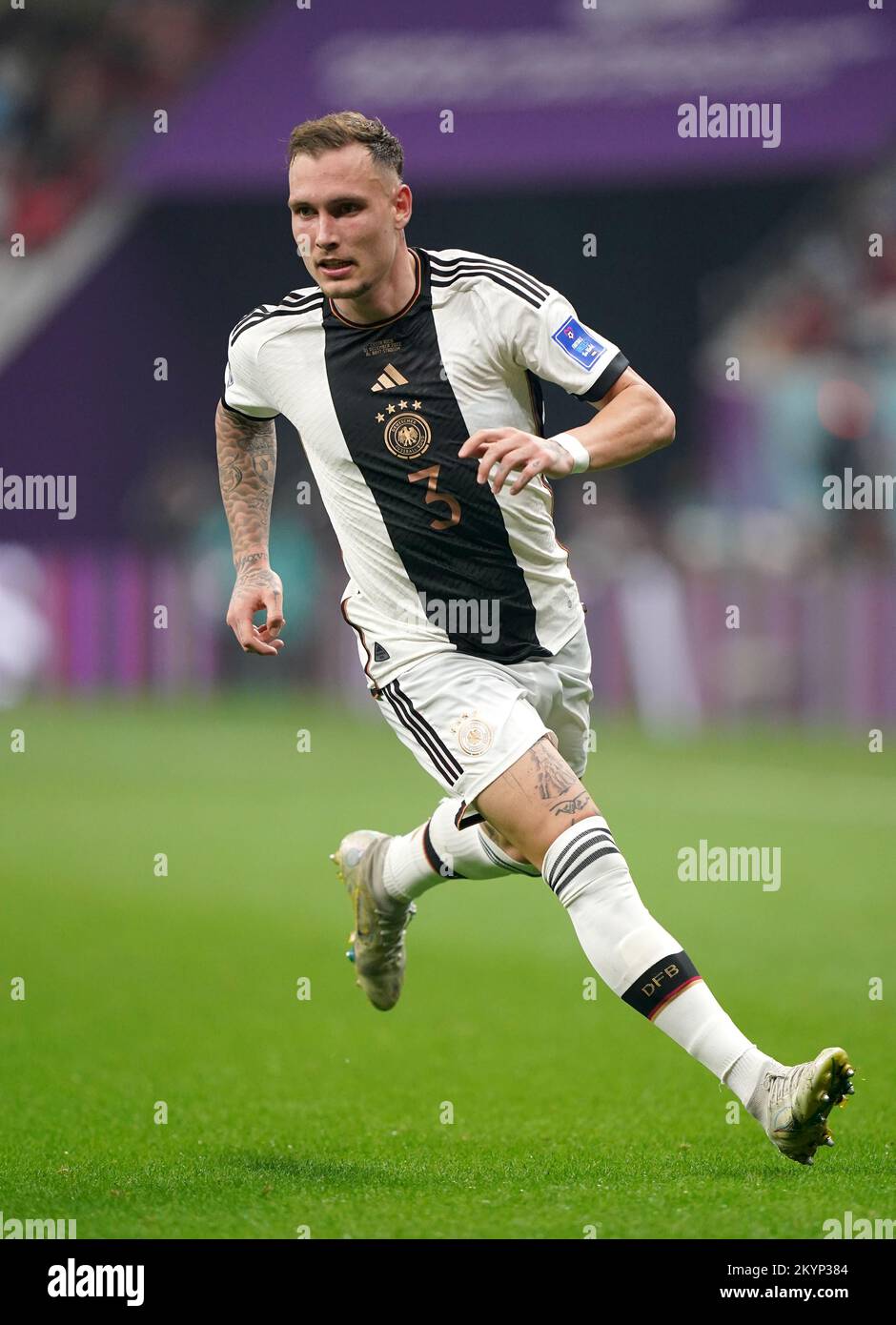 Germany's David Raum during the FIFA World Cup Group E match at the Al ...
