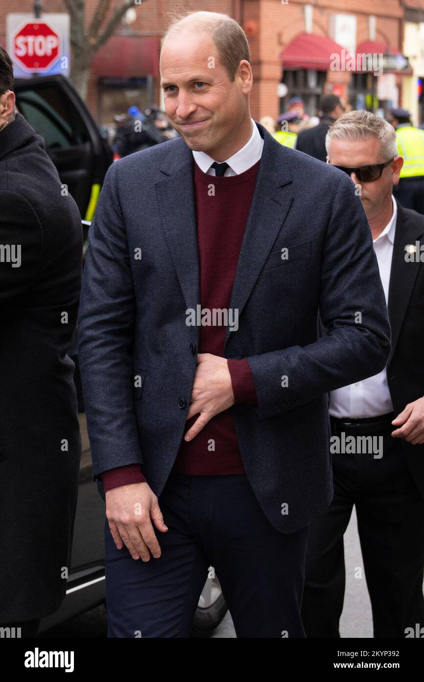 Chelsea, MA, USA. 1st Dec, 2022. Prince William and Princess Kate visit ...