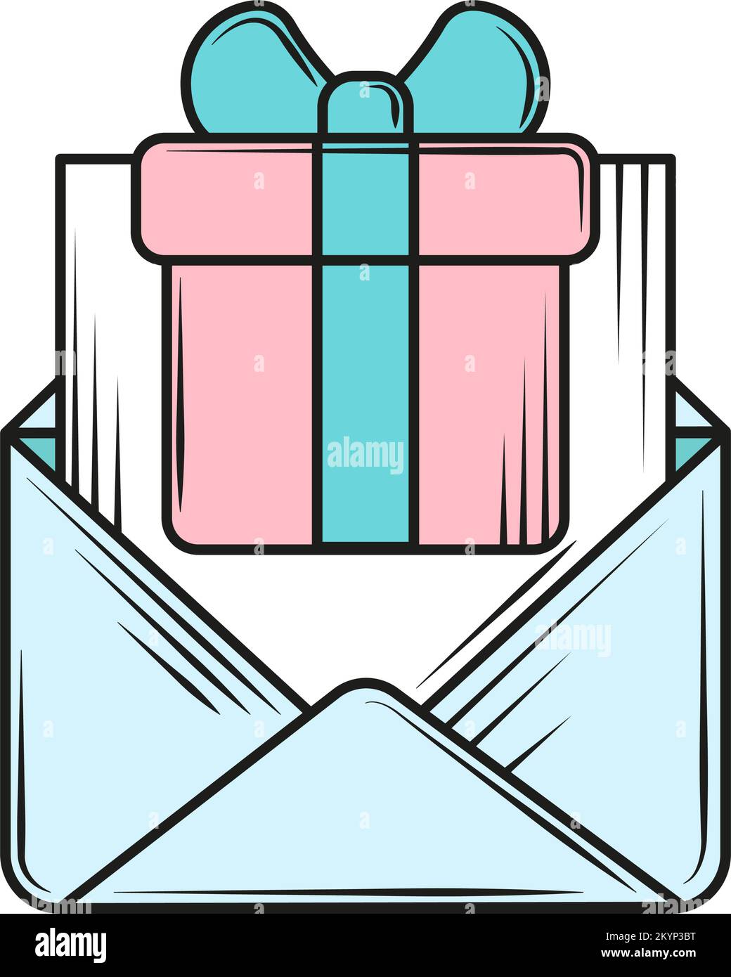 email gift present Stock Vector Image & Art - Alamy