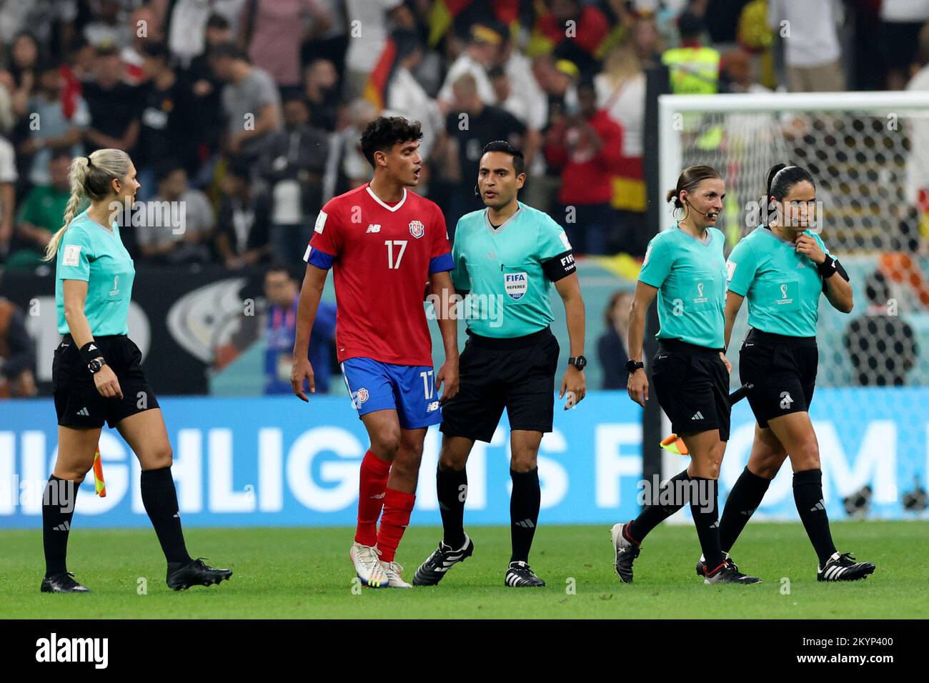 Female referee qatar hi-res stock photography and images - Alamy