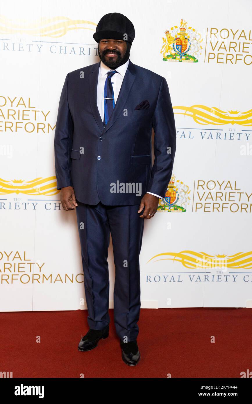 Gregory Porter attends the Royal Variety Performance at the Royal ...