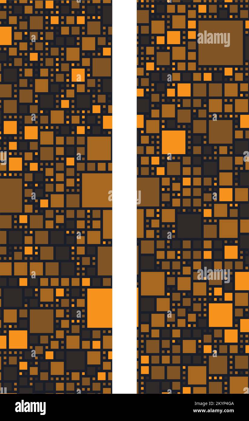 Blockchain portrait banner ad. Web3 and cryptocurrency background Stock ...