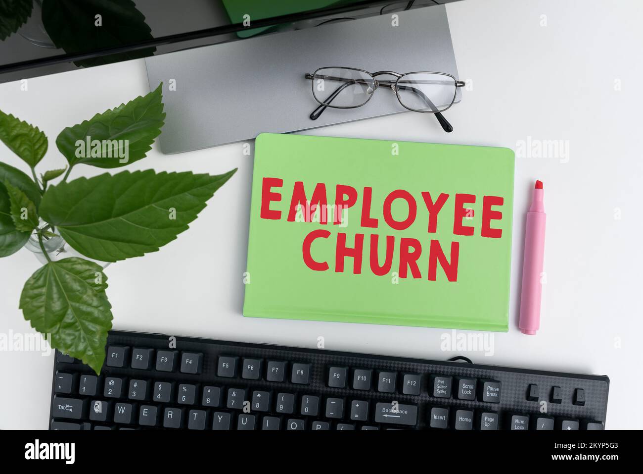 Writing displaying text Employee Churn. Word Written on rate of change ...