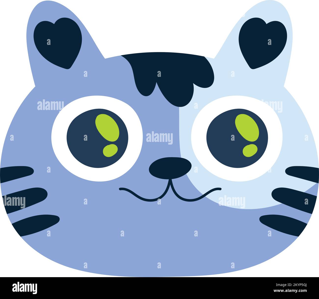 cute cat face Stock Vector Image & Art - Alamy
