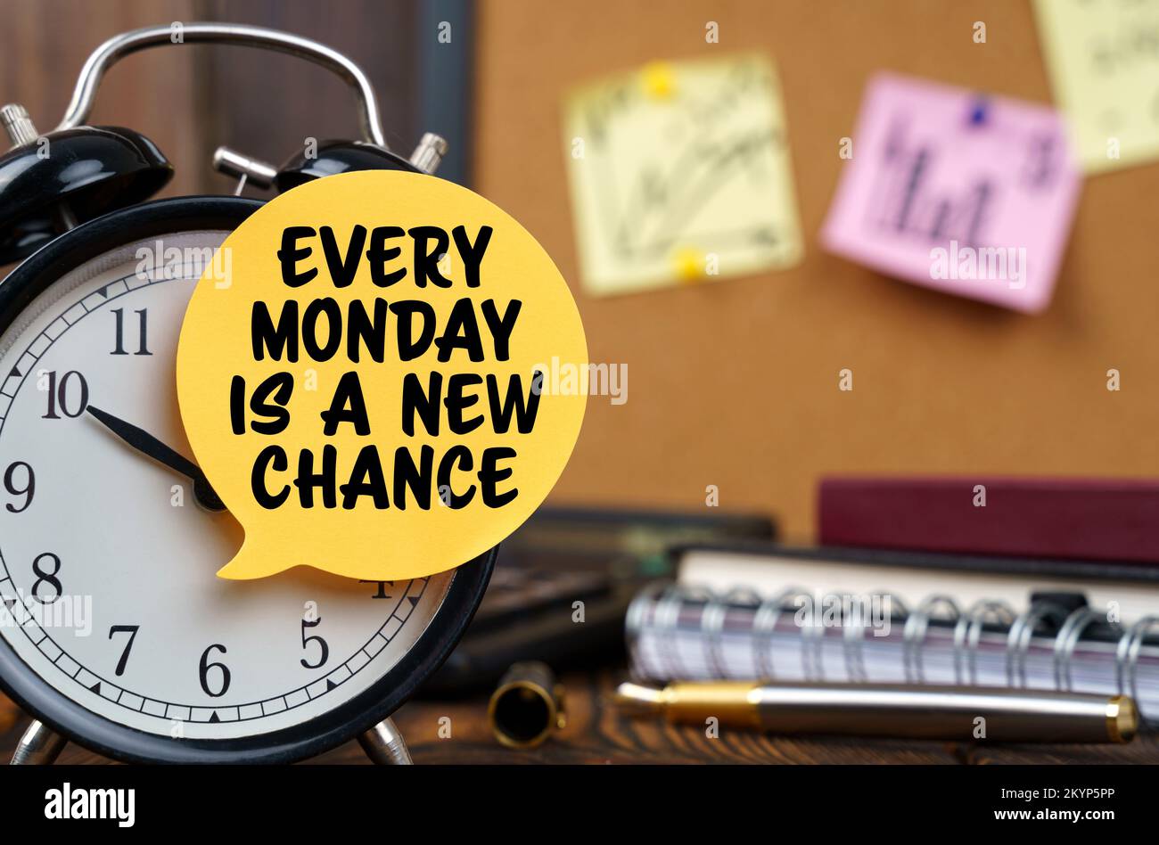 Every monday is a new chance hi-res stock photography and images - Alamy