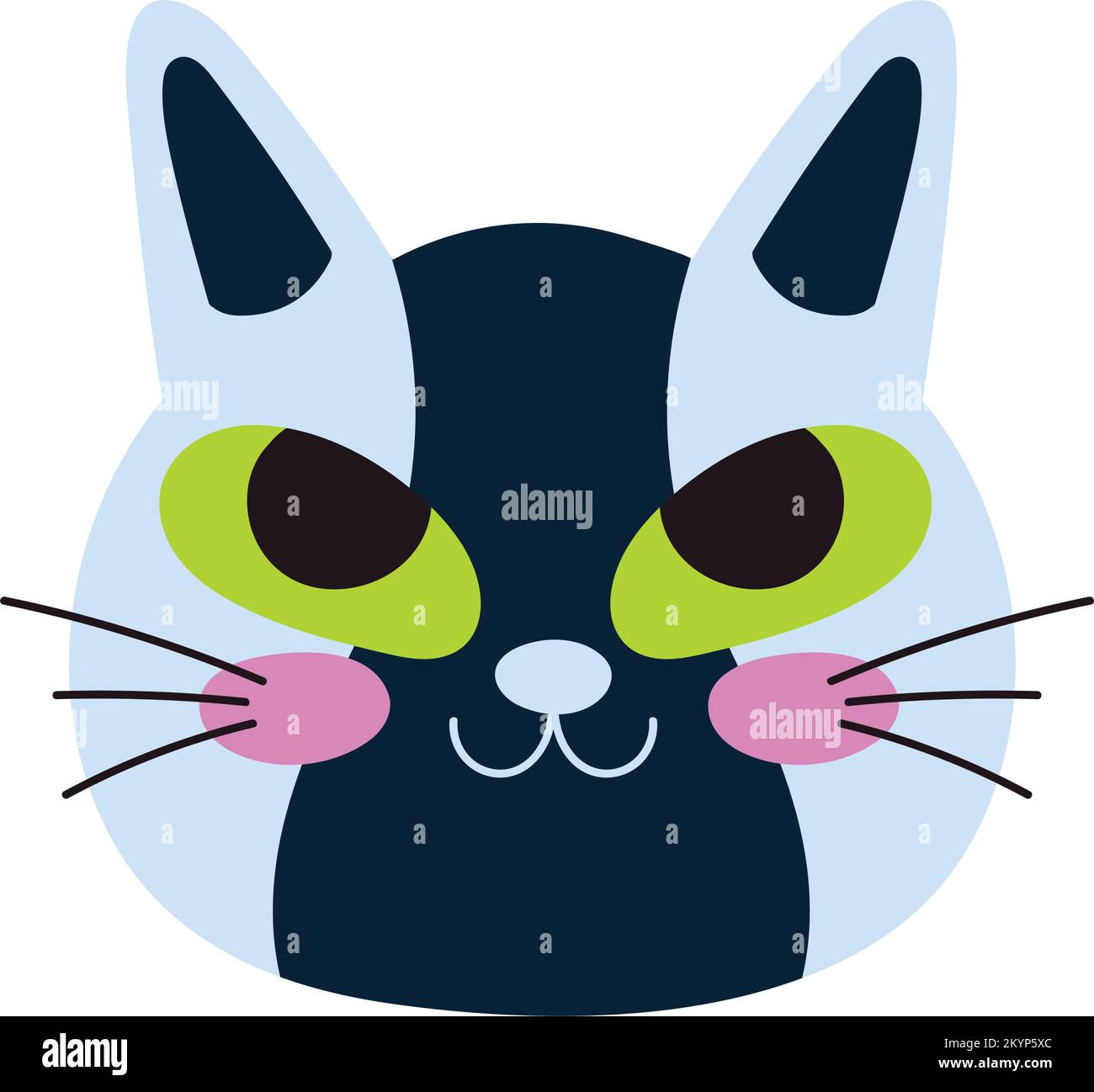cartoon cat head Stock Vector Image & Art - Alamy
