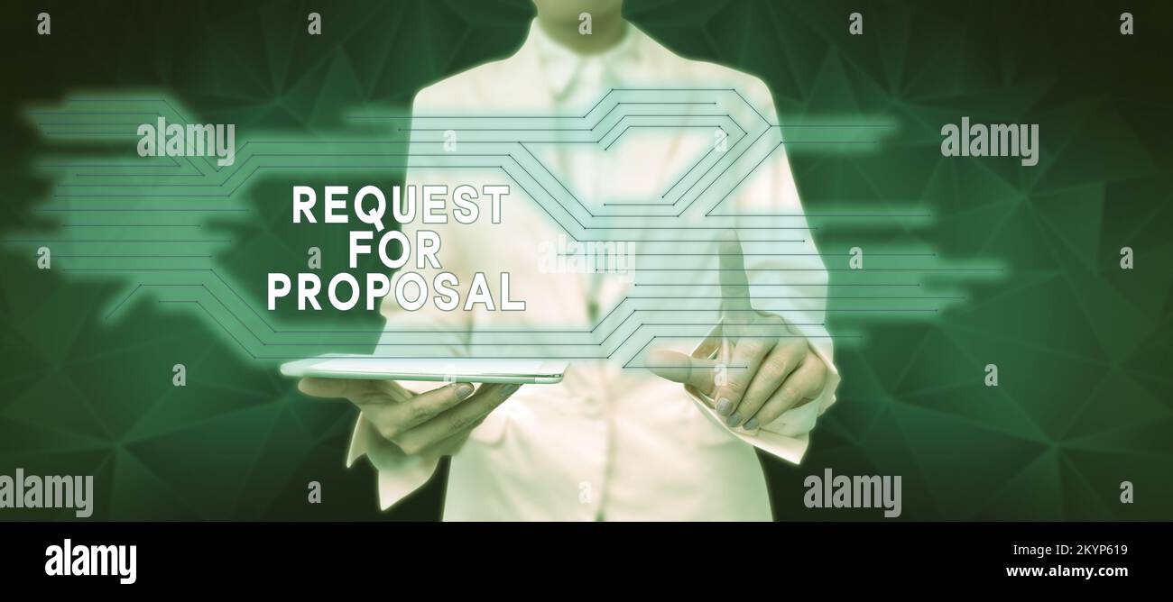 Conceptual caption Request For Proposal. Business overview document ...