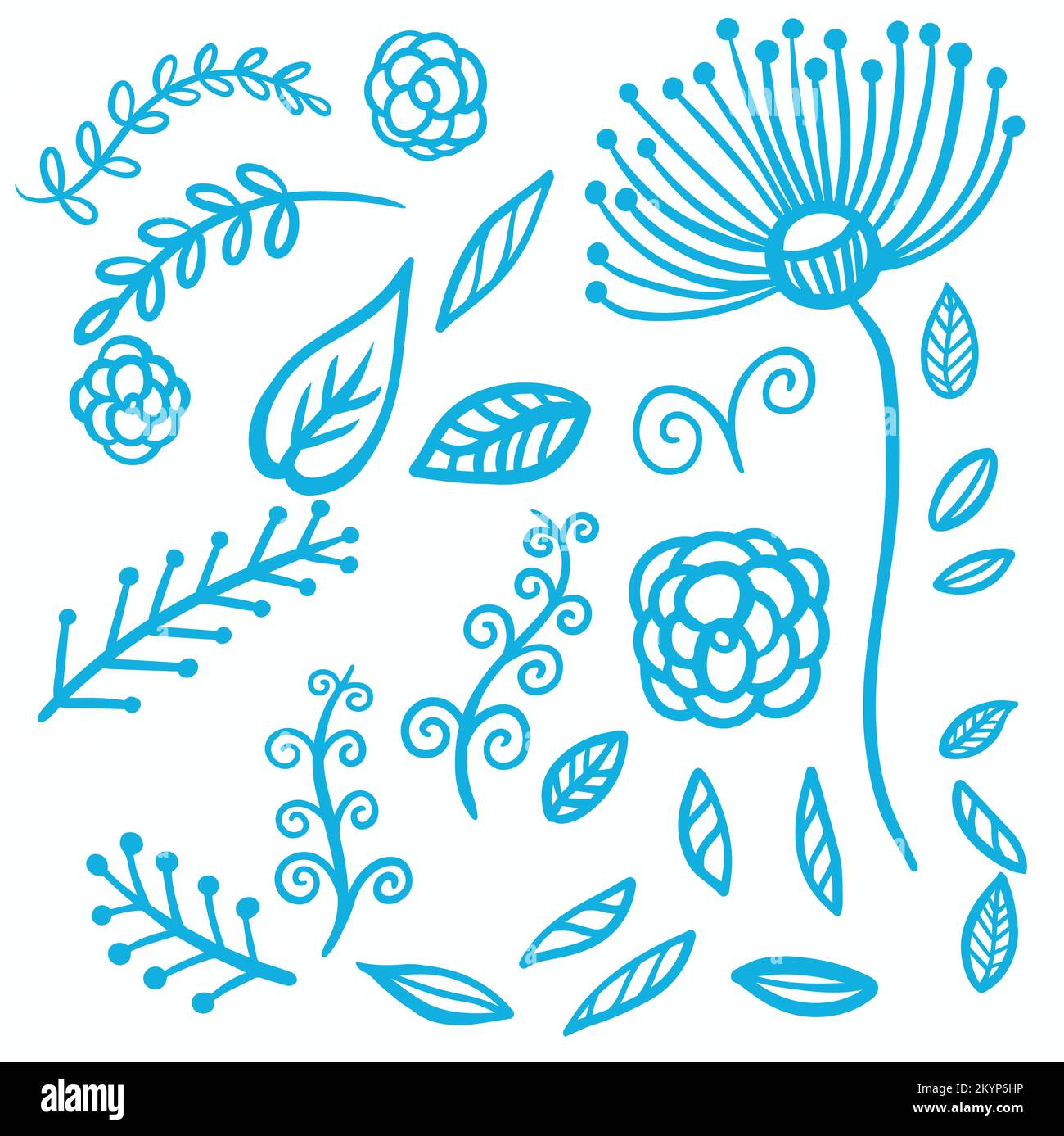 Blue Swirls with Swoosh Vector Accent Line Work Stock Vector Image ...