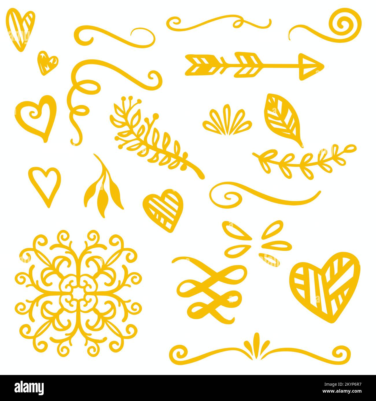 Yellow Swirls Swash Logo Ornament Design Stock Vector Image & Art - Alamy