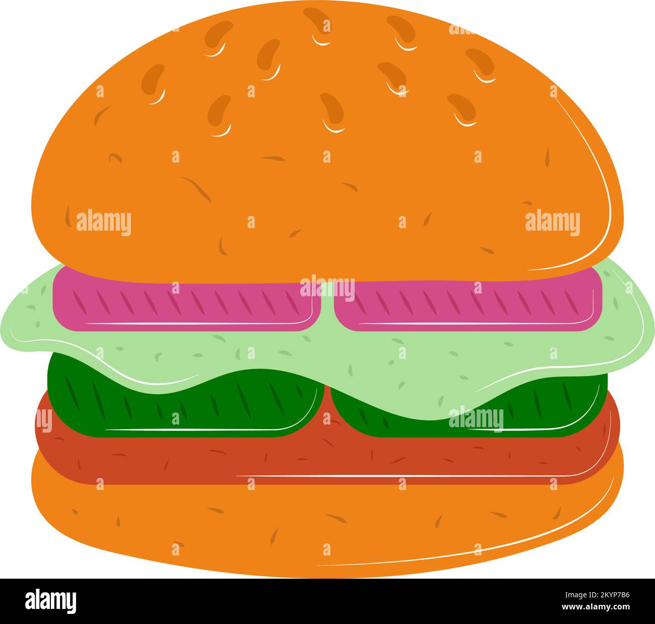 burger vegetarian food Stock Vector Image & Art - Alamy