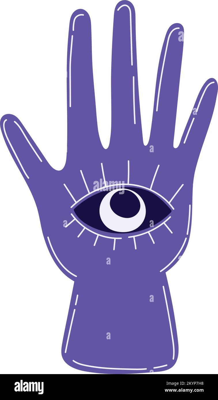 hand with eye Stock Vector Image & Art - Alamy