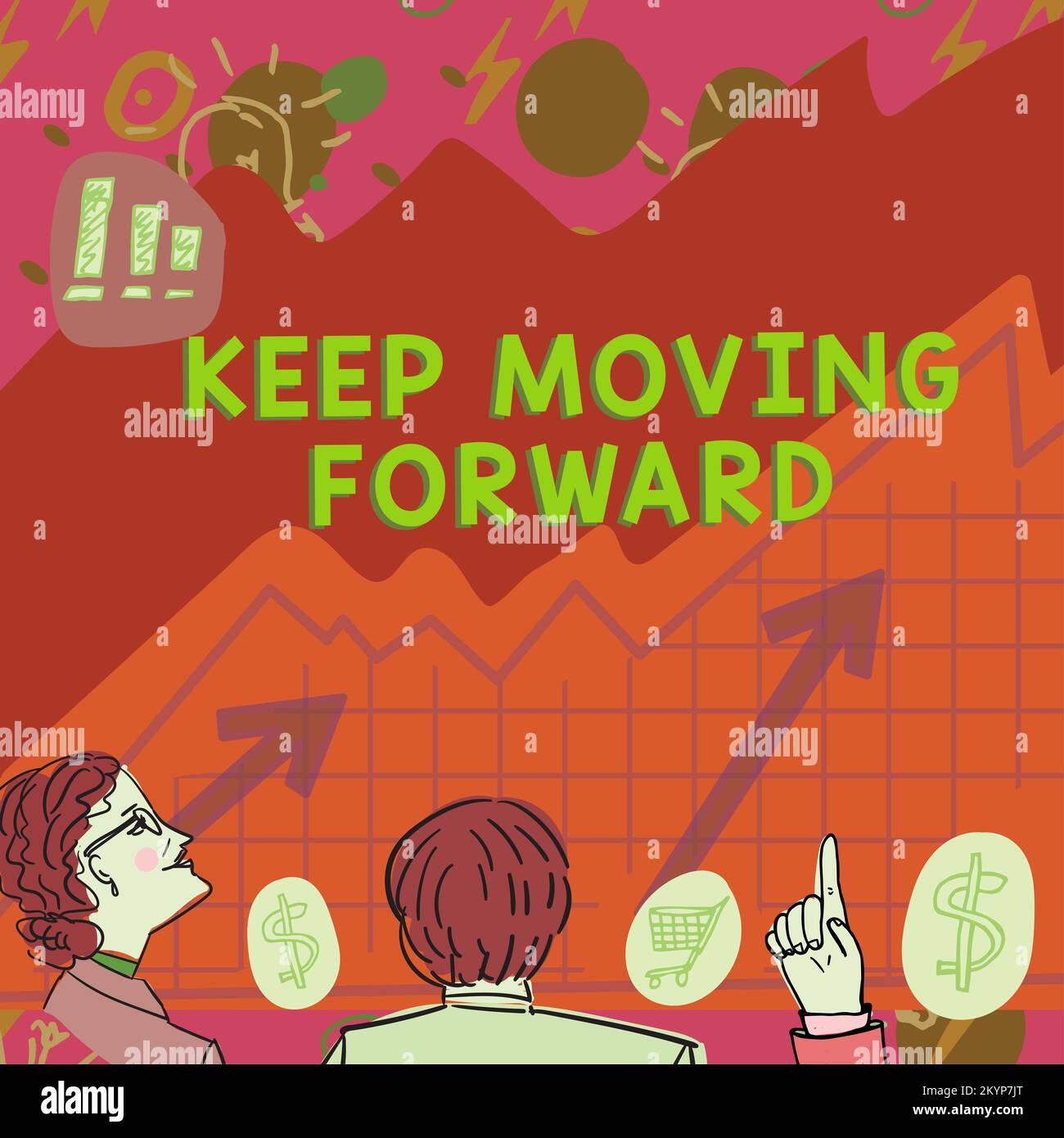 Text showing inspiration Keep Moving Forward. Conceptual photo ...