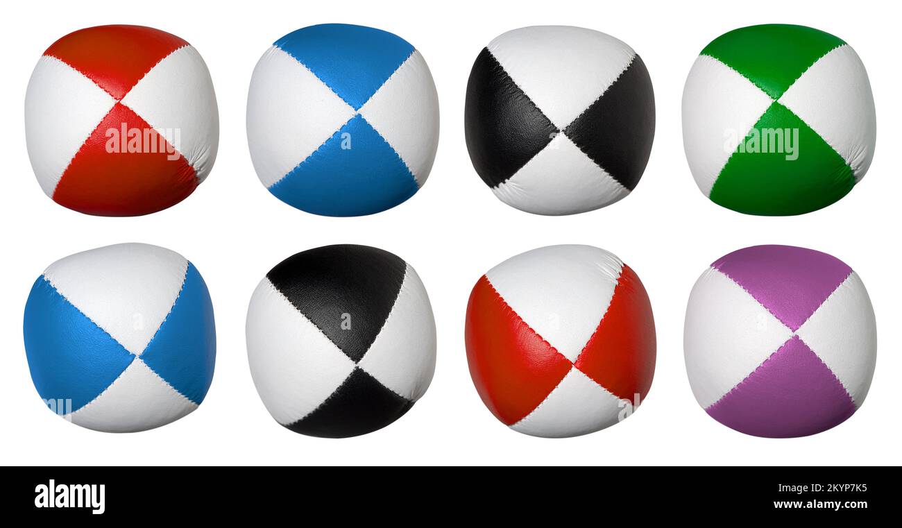 Colorful juggling balls juggle ball sports toy jugglery Stock Photo - Alamy
