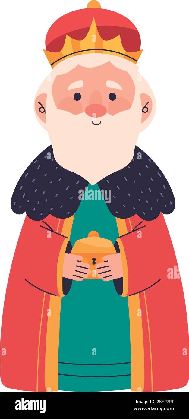 king wise melchor with gift Stock Vector Image & Art - Alamy