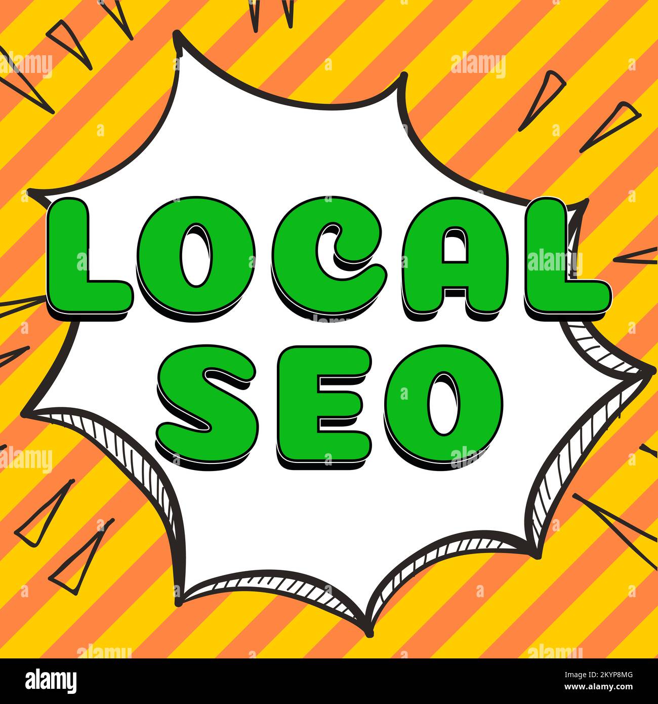 Hand writing sign Local Seo. Business overview This is an effective way ...