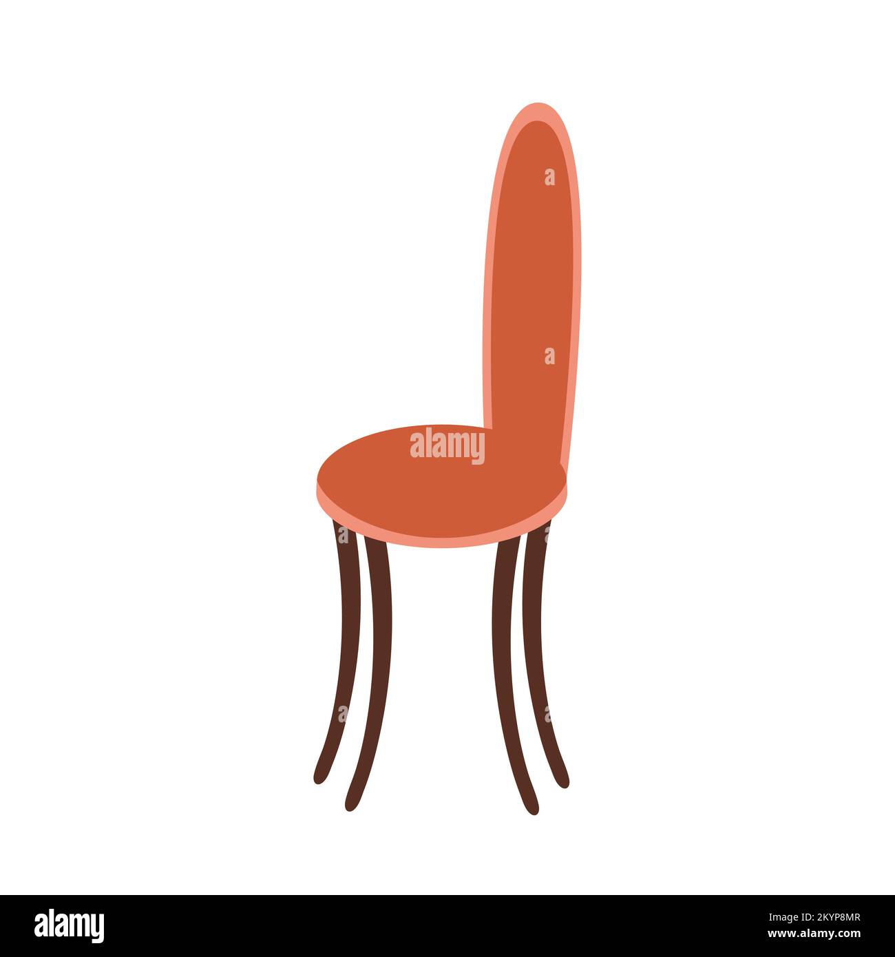 Vector chair profile view isolated Stock Vector Image & Art - Alamy