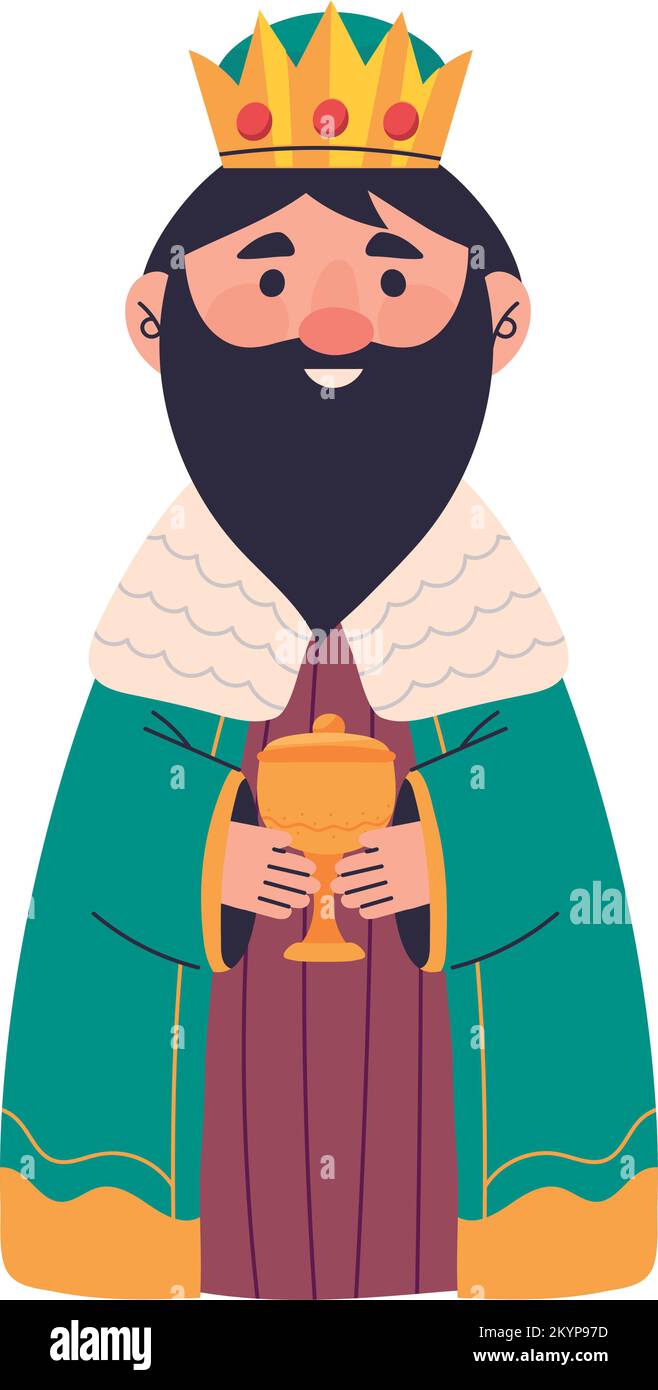 wise king gaspar with gift Stock Vector Image & Art - Alamy