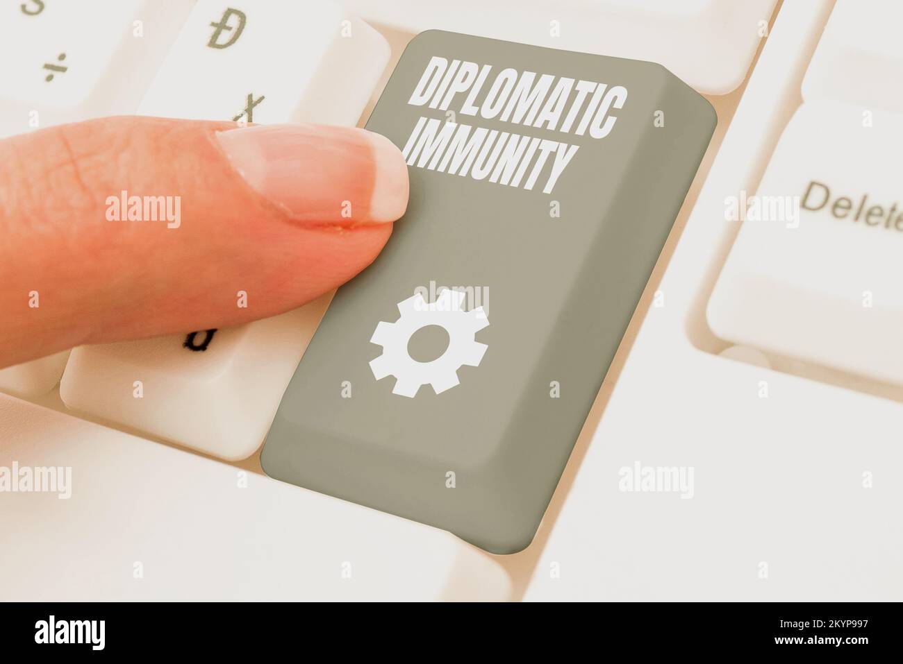 Writing displaying text Diplomatic Immunity. Business showcase law that ...