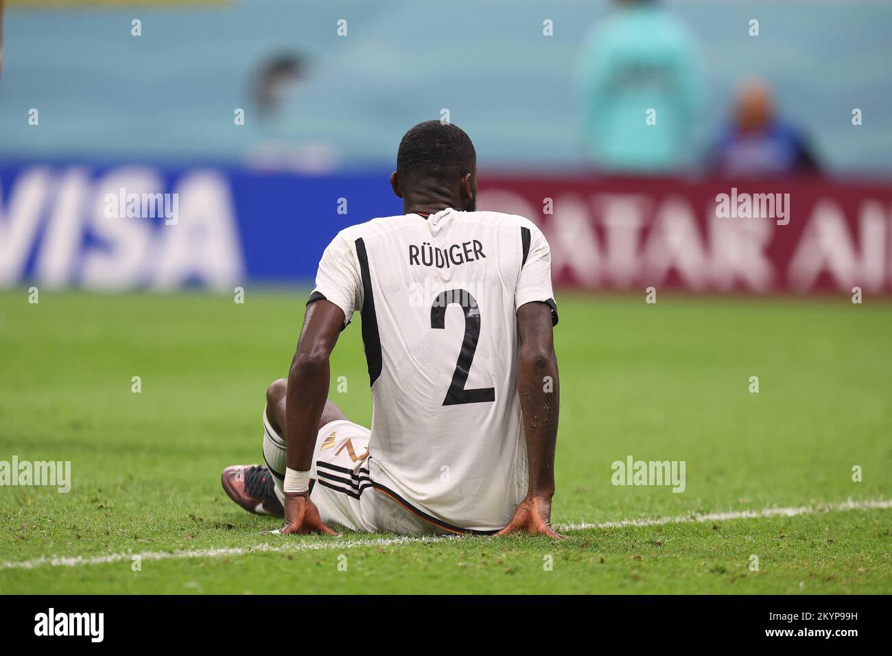 Qatar, 01/12/2022, Antonio Ruediger during the FIFA World Cup Qatar ...