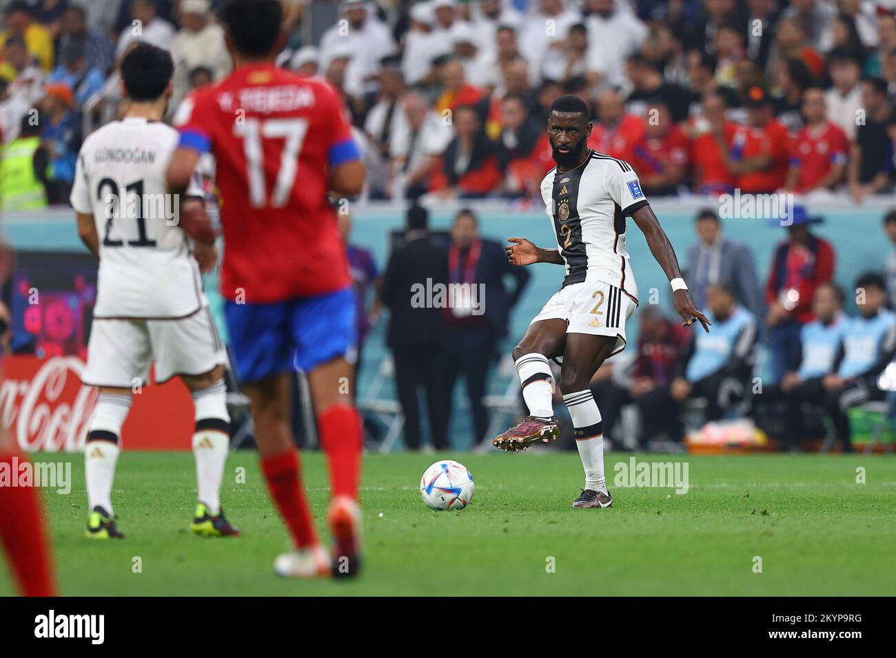 Qatar, 01/12/2022, Antonio Ruediger during the FIFA World Cup Qatar ...