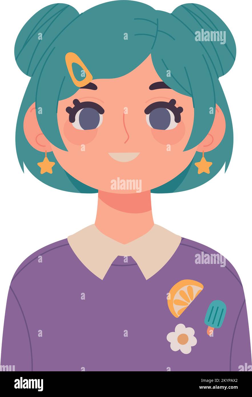 beauty girl avatar Stock Vector Image & Art - Alamy
