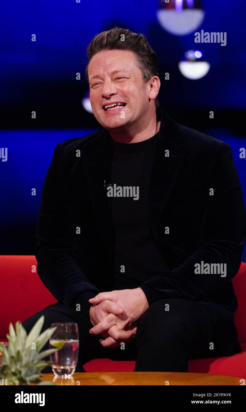 EDITORIAL USE ONLY Jamie Oliver during the filming for the Graham ...