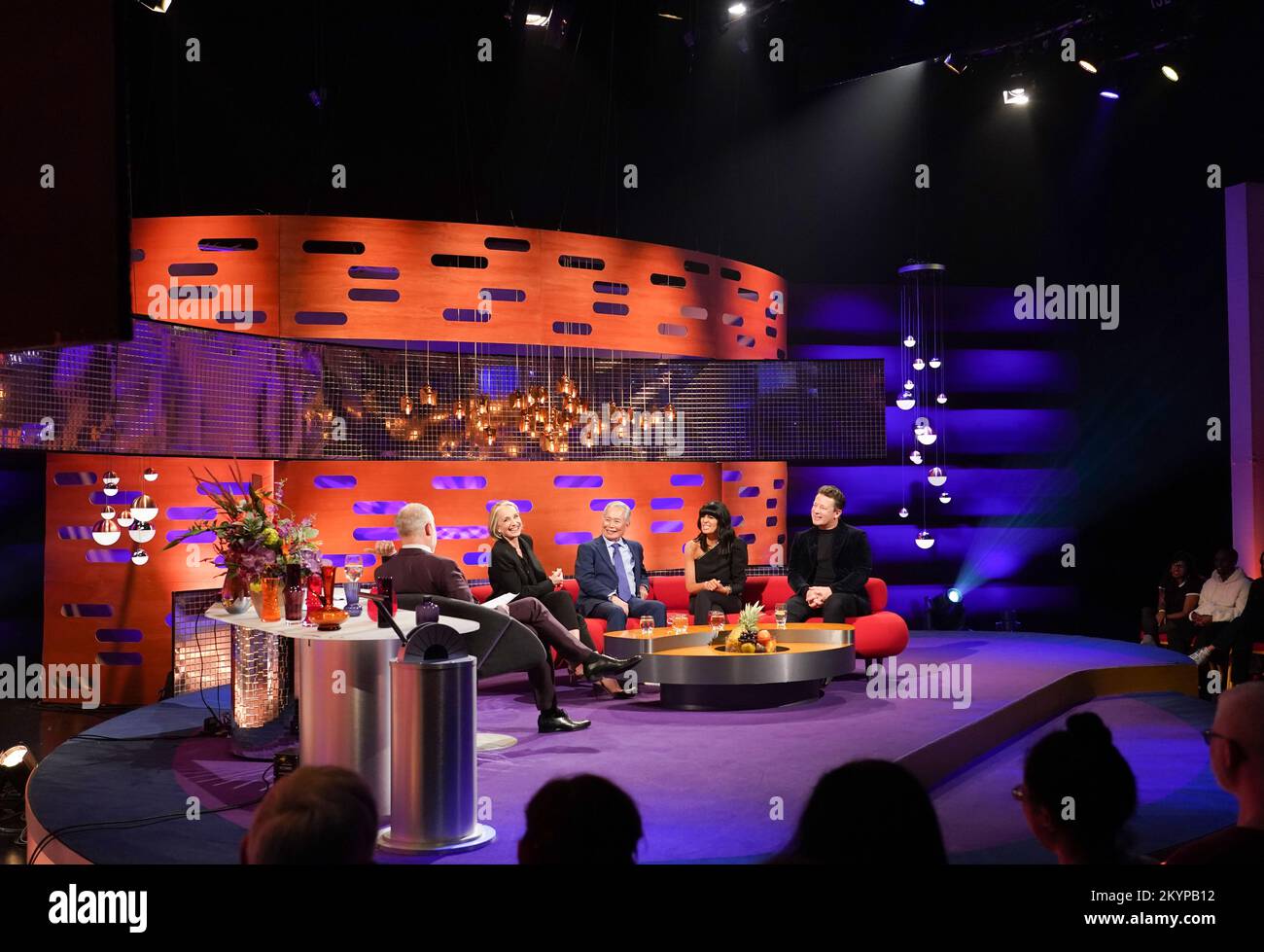 EDITORIAL USE ONLY Graham Norton, Kristin Scott Thomas, George Takei, Claudia Winkleman and ...