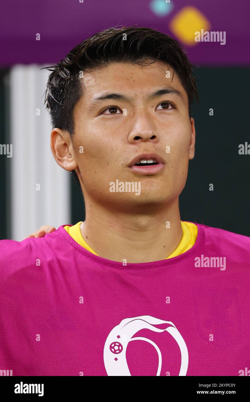 Al Rayyan, Qatar. 1st Dec, 2022. Shuto Machino (JPN) Football/Soccer ...
