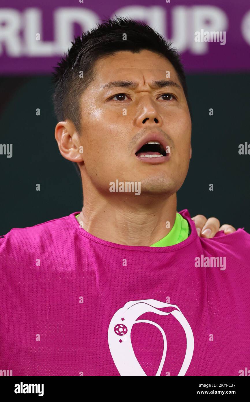 Al Rayyan, Qatar. 1st Dec, 2022. Eiji Kawashima (JPN) Football/Soccer ...