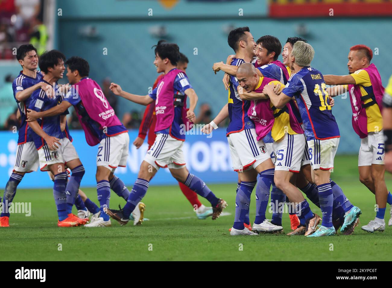 Al Rayyan, Qatar. 1st Dec, 2022. Japan team group (JPN) Football/Soccer ...
