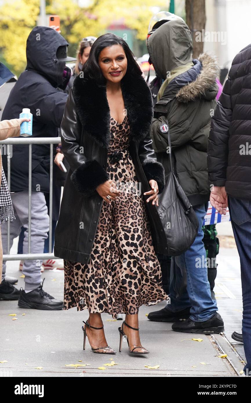 New York, NY, USA. 1st Dec, 2022. Mindy Kaling, THE VIEW out and about ...