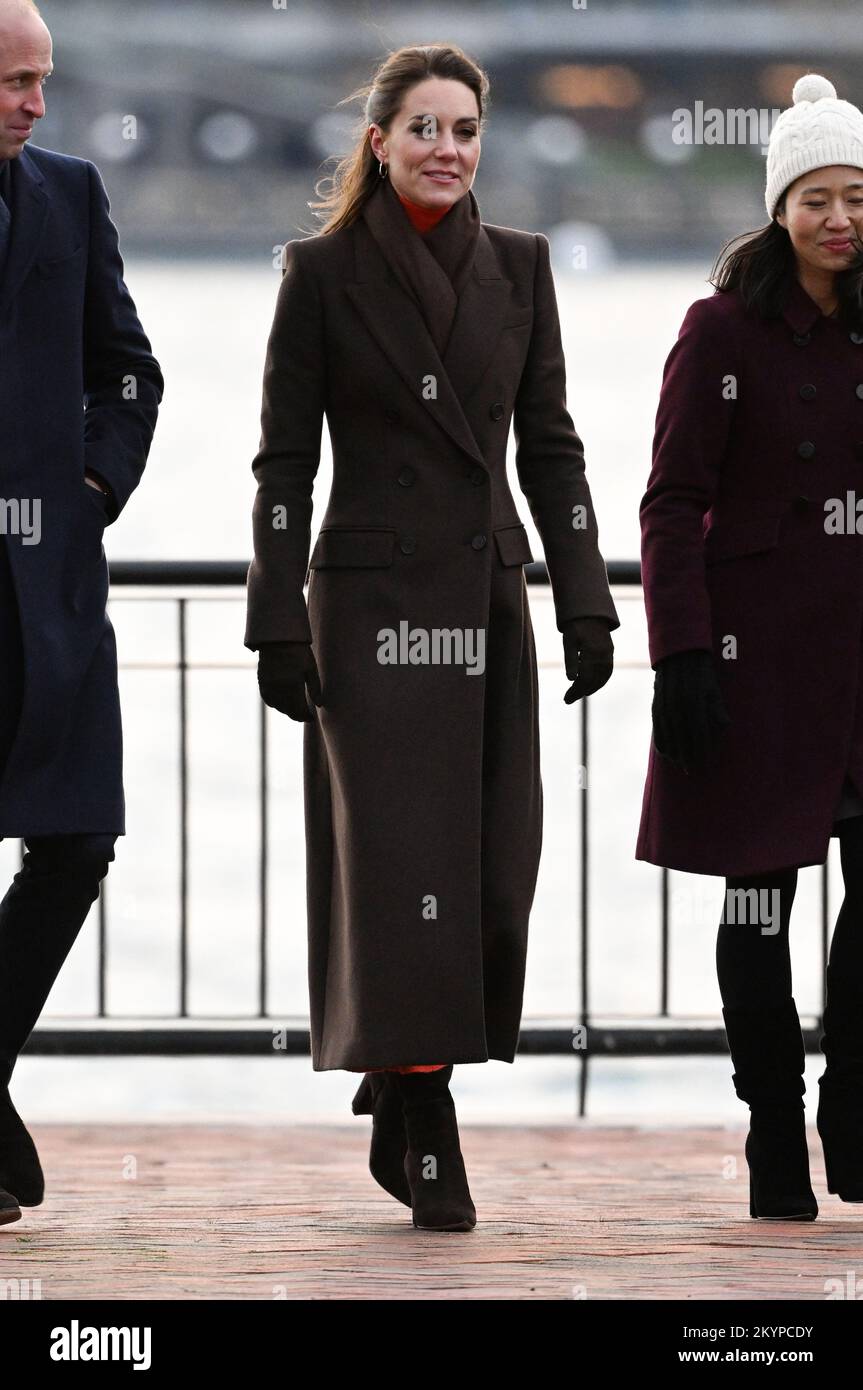 November 30th, 2022. Boston, USA. The Prince and Princess of Wales ...