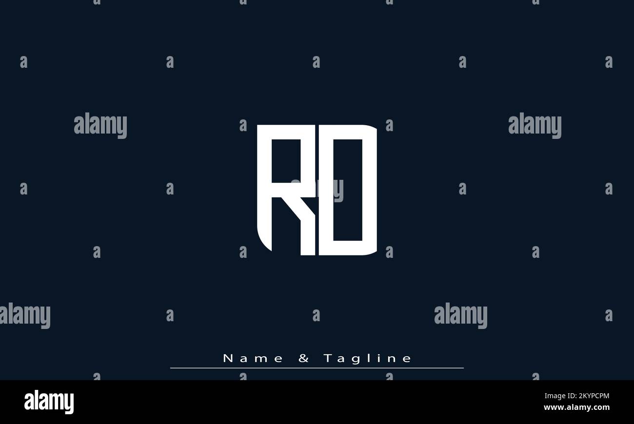 Alphabet letters Initials Monogram logo RO , OR Stock Vector Image ...