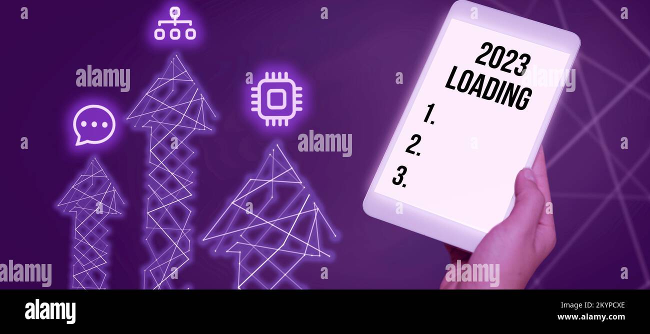 Text caption presenting 2023 Loading. Word for Advertising the upcoming ... Text caption presenting 2023 Loading. Word for Advertising the upcoming ...