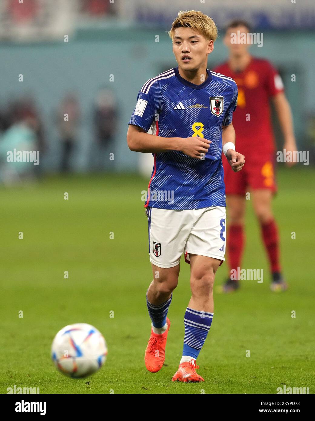Japan's Ritsu Doan during the FIFA World Cup Group E match at the ...