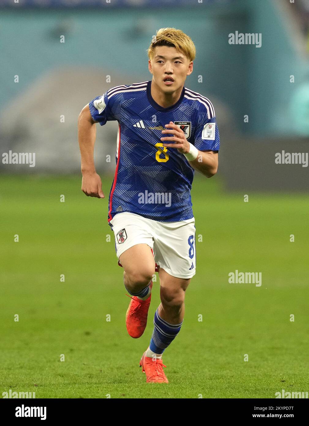 Japan's Ritsu Doan during the FIFA World Cup Group E match at the ...