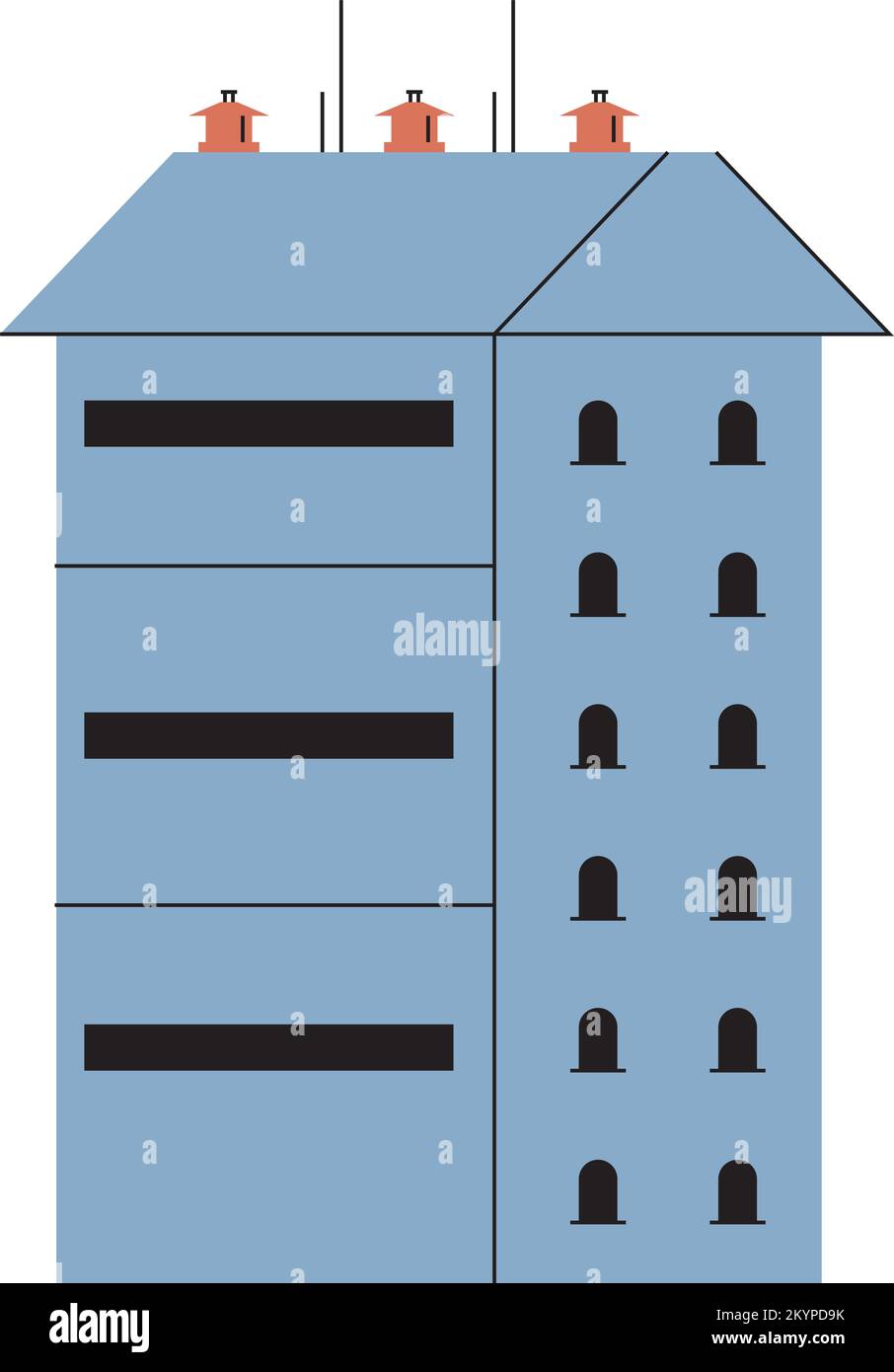 gray factory building Stock Vector Image & Art - Alamy