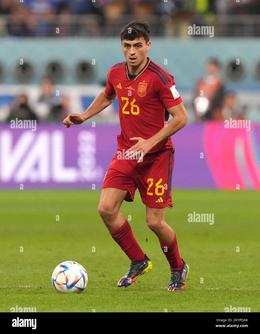 Spain's Pedri during the FIFA World Cup Group E match at the Khalifa ...