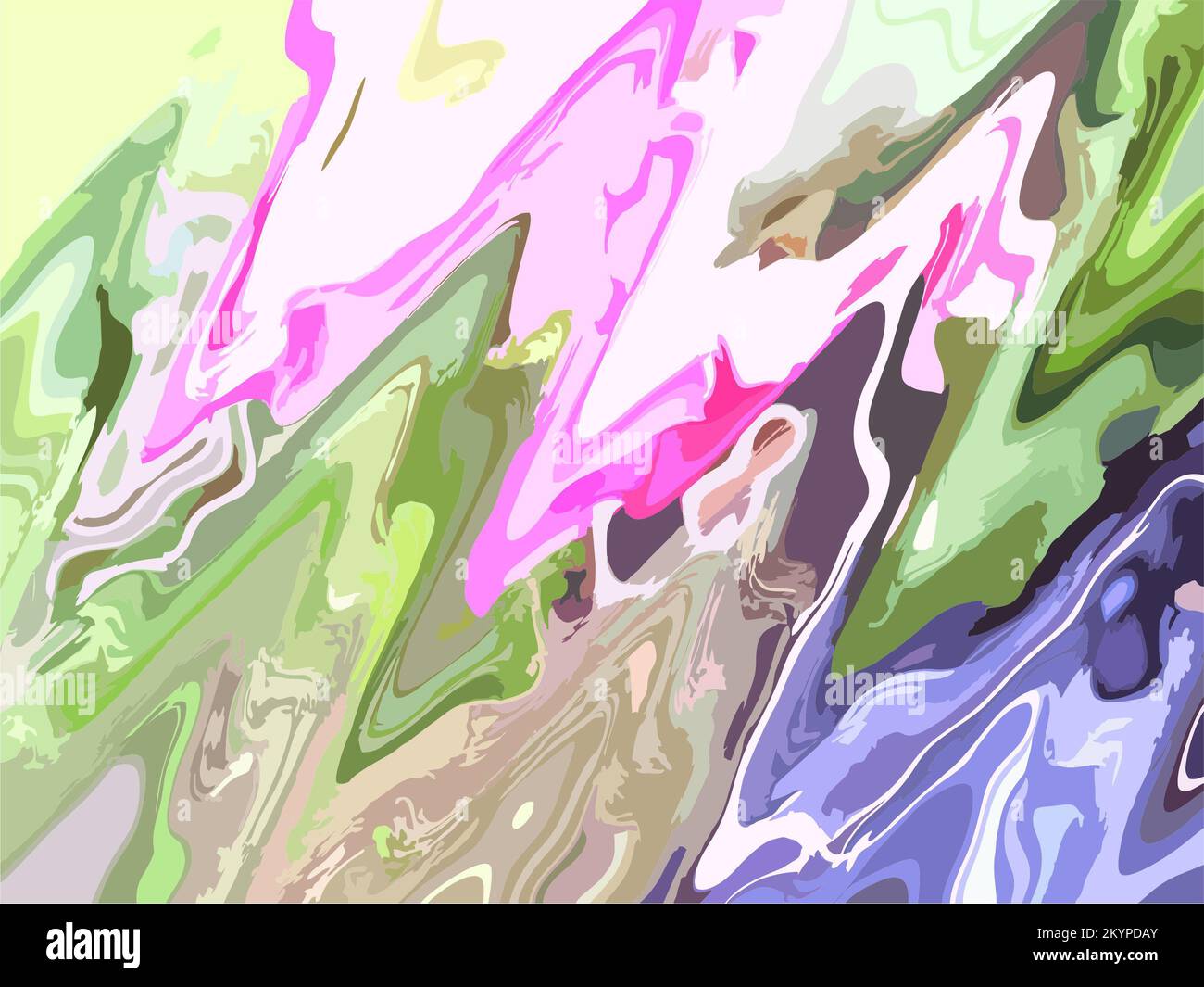 Colorful wavy landscape for backgrounds or textures. Vibrant diagonal ...