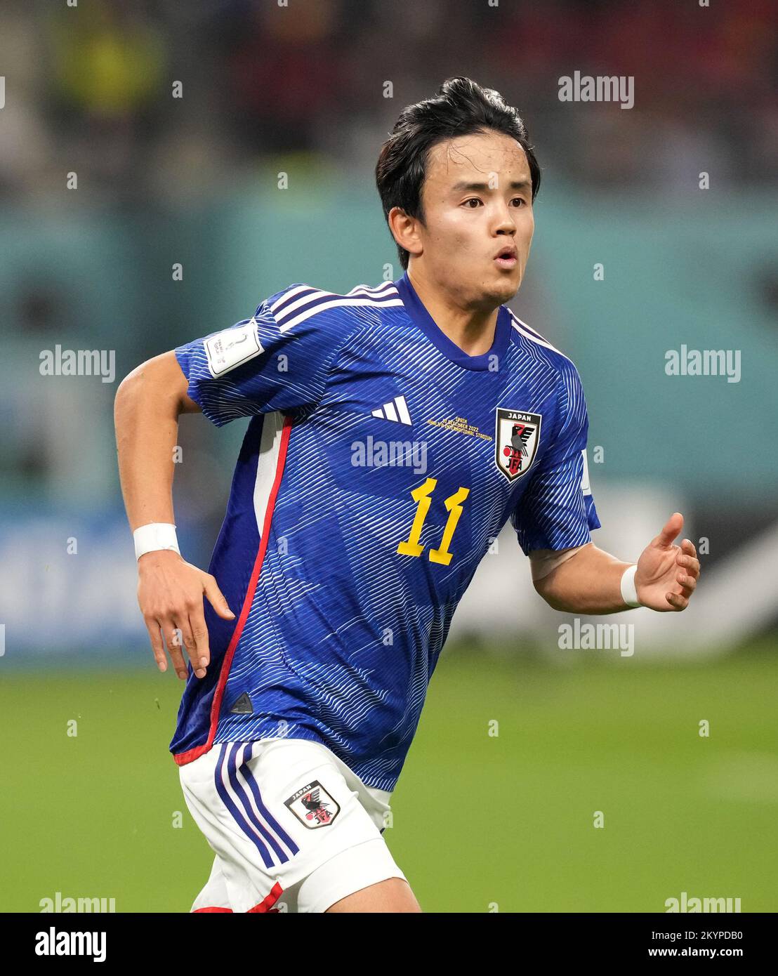 Japan's Takefusa Kubo during the FIFA World Cup Group E match at the ...