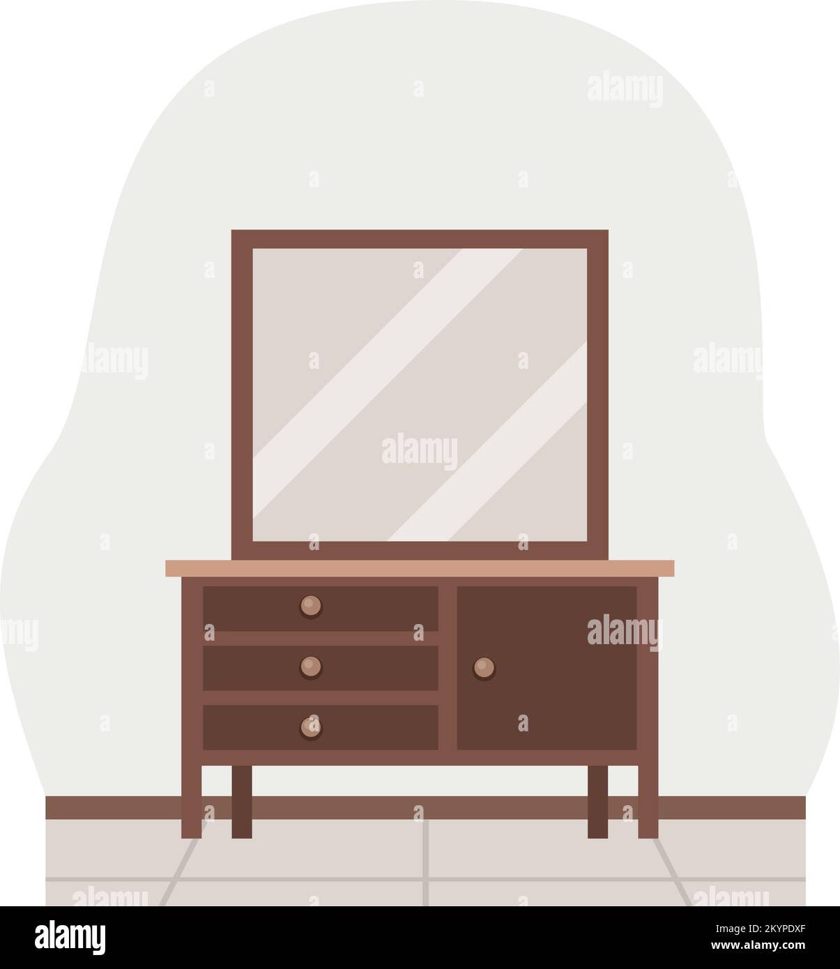 Dressing table concept Cut Out Stock Images & Pictures - Alamy