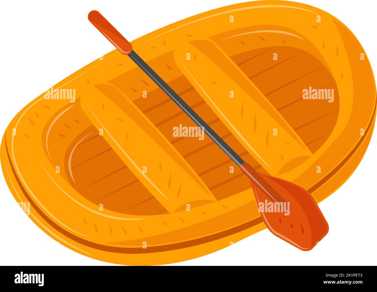 inflatable raft with paddle Stock Vector Image & Art - Alamy