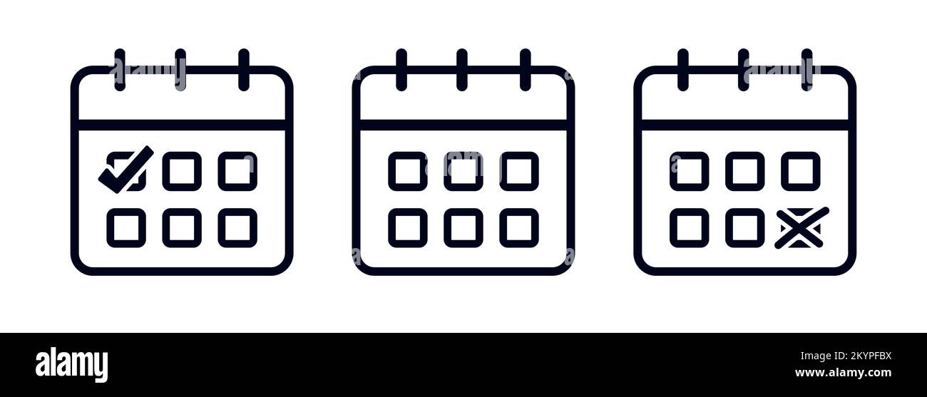 Calendar date appointment symbol and schedule vector illustration icon ...